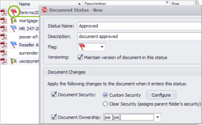 Document Status | Docsvault | Document Management Software